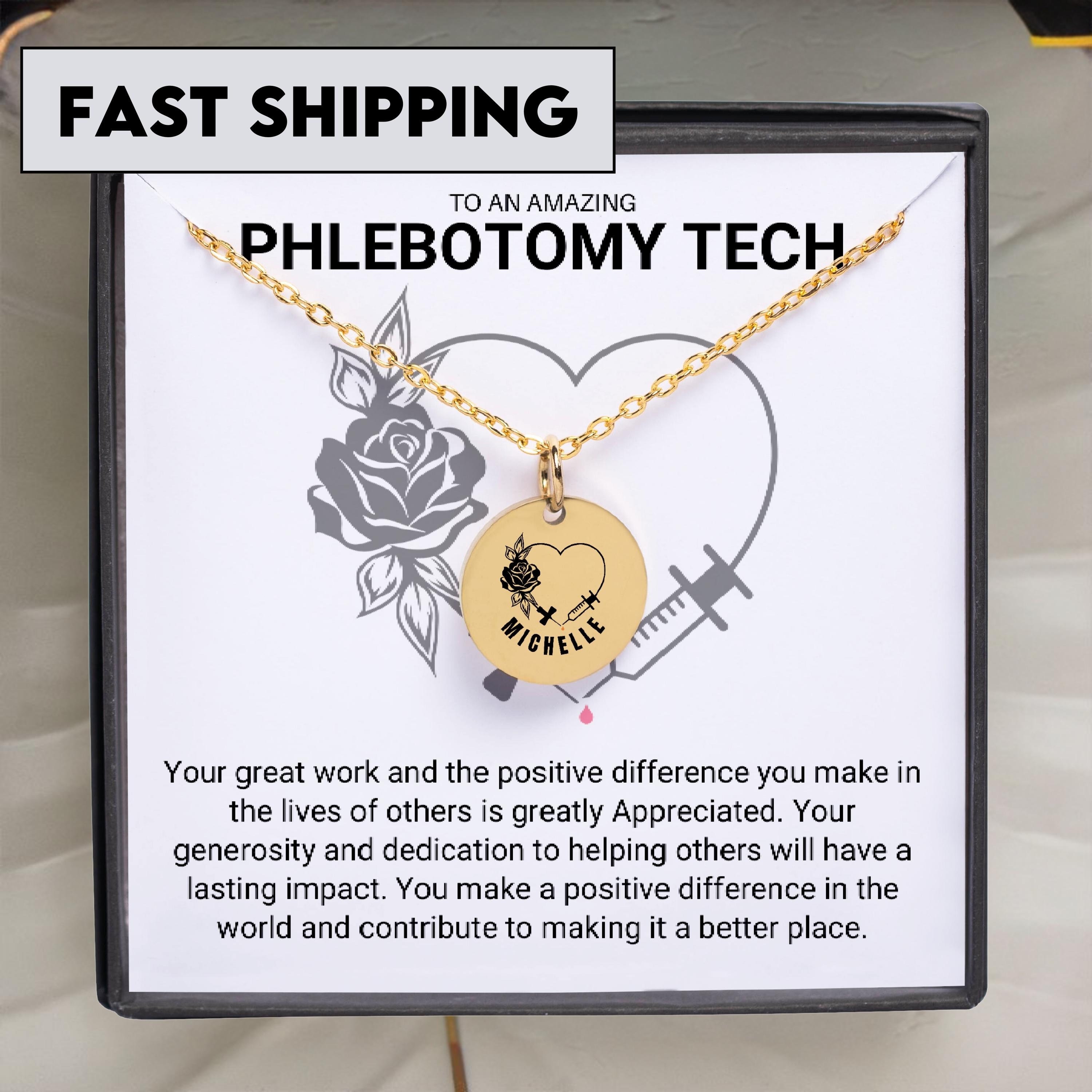Personalized Phlebotomist Graduation Gift, Phlebotomy Technician ...