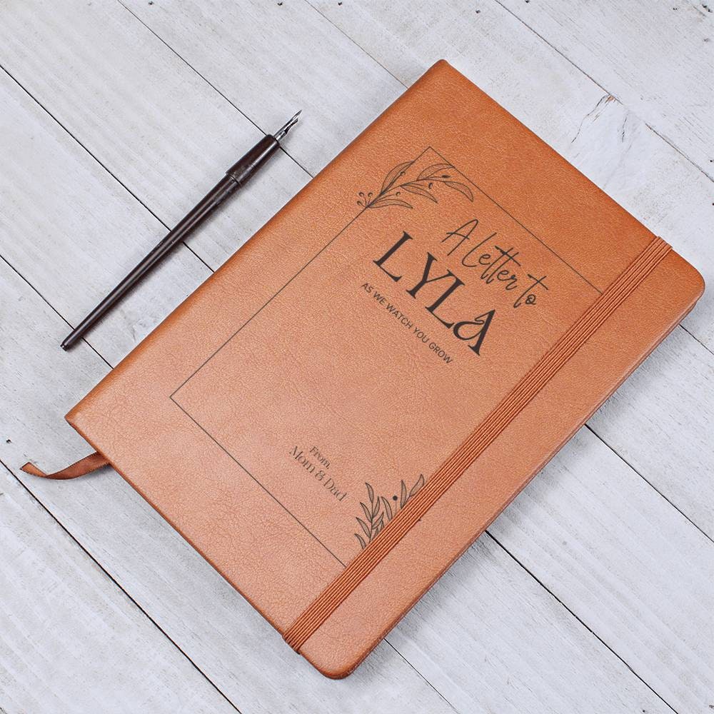 Personalized Leather Journal, Letters to My Children, Son, Daughter as ...