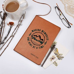 Personalized Hiking Journal Logbook Gift for Hikers, Making Memories ...