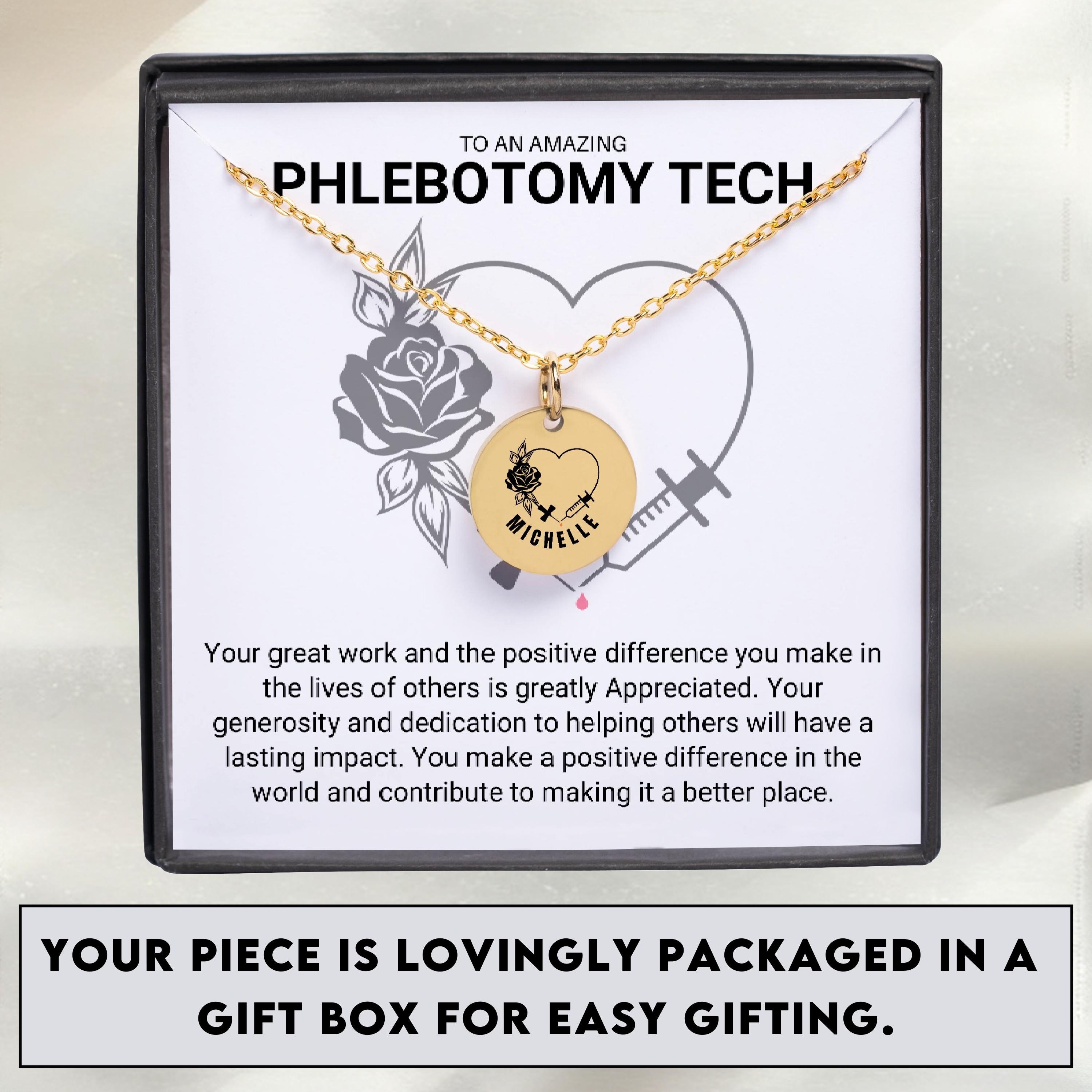Personalized Phlebotomist Graduation Gift, Phlebotomy Technician ...