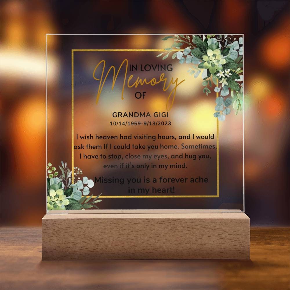 Personalized in Loving Memory of Memorial Christmas Gift, Loss of ...