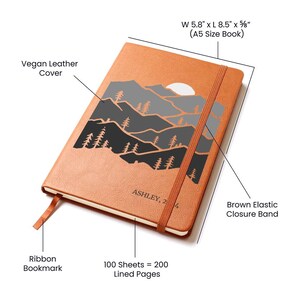 Personalized Hiking Journal Logbook Gift for Hikers, Making Memories ...
