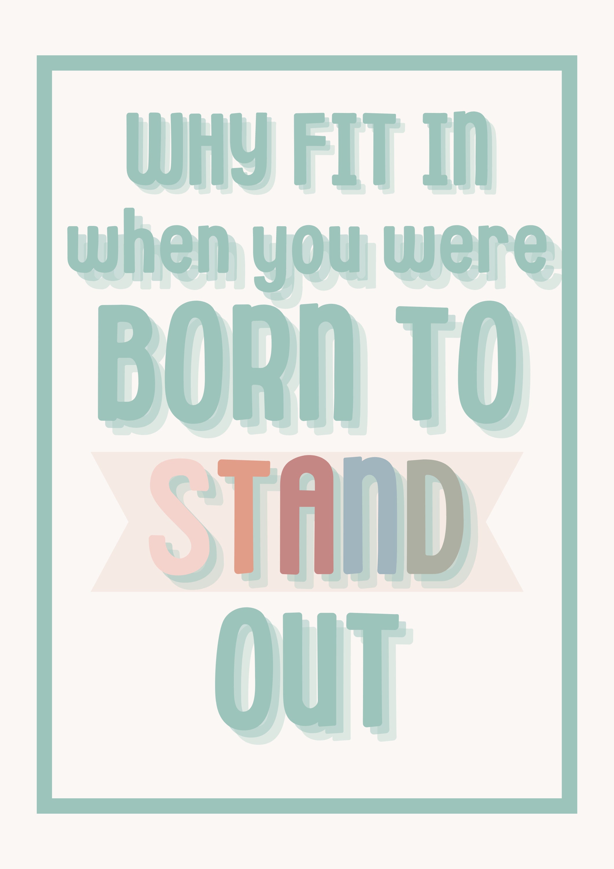 BOHO Rainbow Motivational Posters for Classroom, Office - Etsy