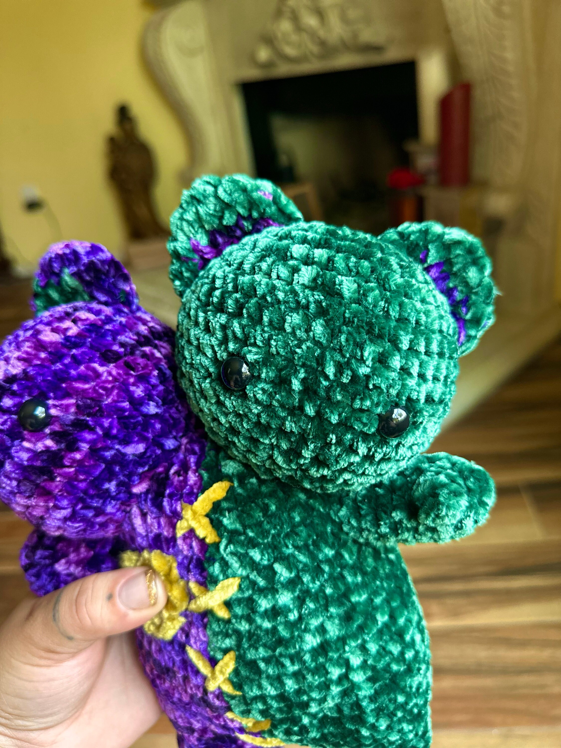 Paxon the Two Headed Bear Oddity, Crocheted Plushie - Etsy