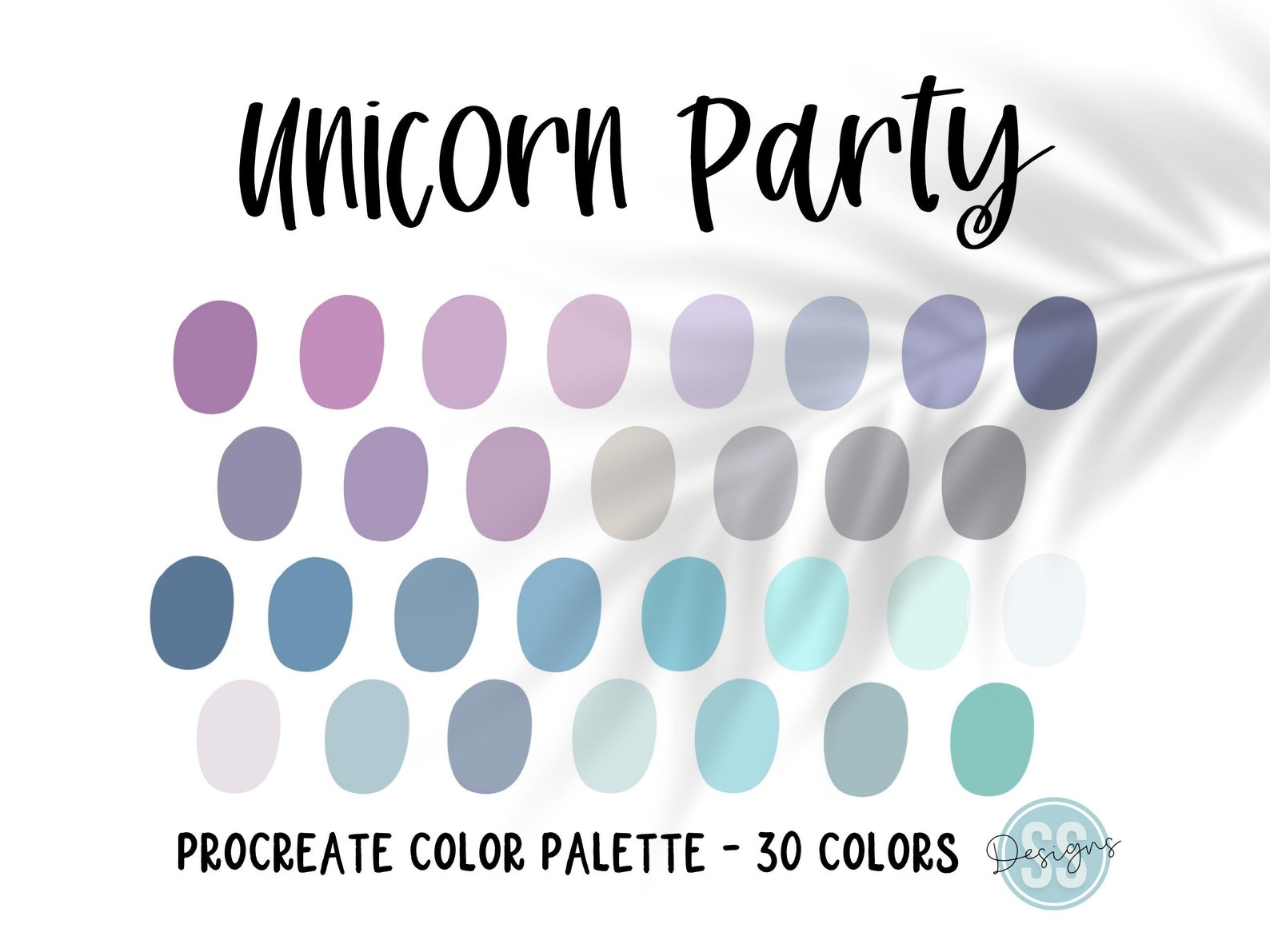 Unicorn Party Procreate Color Palette - Etsy
