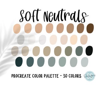 Procreate Color Palette Bundle 100 Procreate Palettes - Etsy