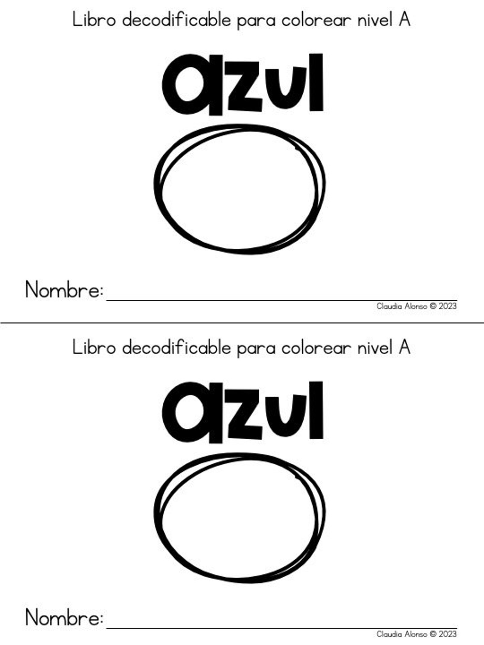 10 Libros Decodificables De Los Colores NIVEL DE LECTURA A (reading ...