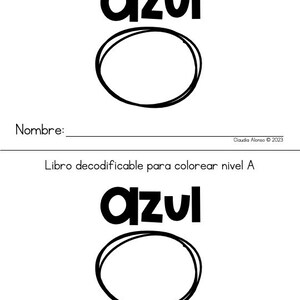 10 Libros Decodificables De Los Colores NIVEL DE LECTURA A (reading ...