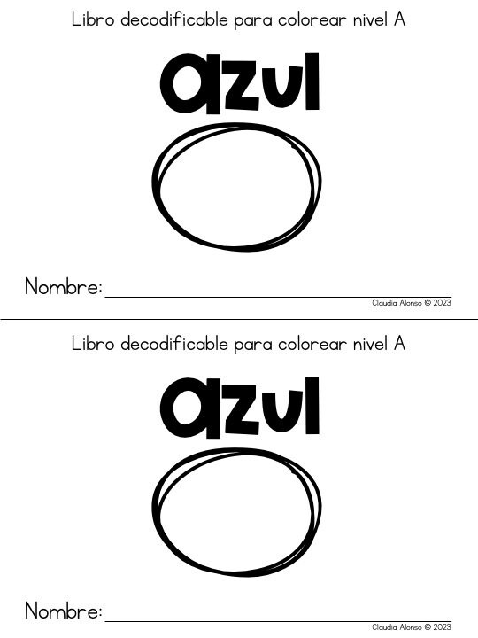 10 Libros Decodificables De Los Colores NIVEL DE LECTURA A (reading ...