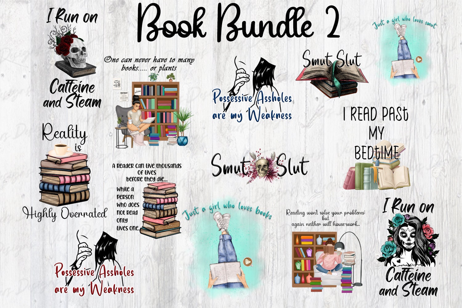 Book Design Bundle 2 Dark Romance Reader Smut Design - Etsy