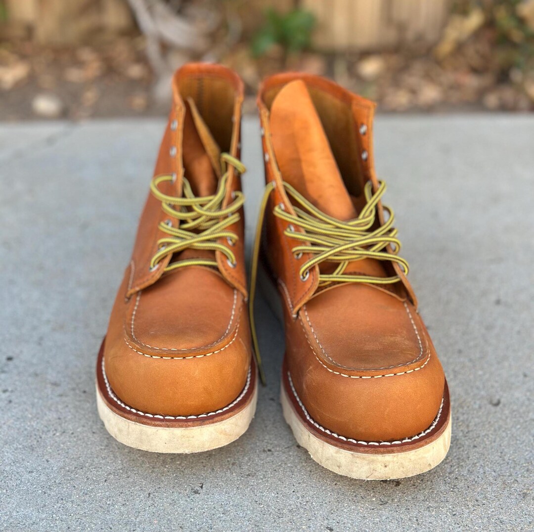Mens 6 Inch Leather Moc Composite Toe Construction Work Boots - Etsy