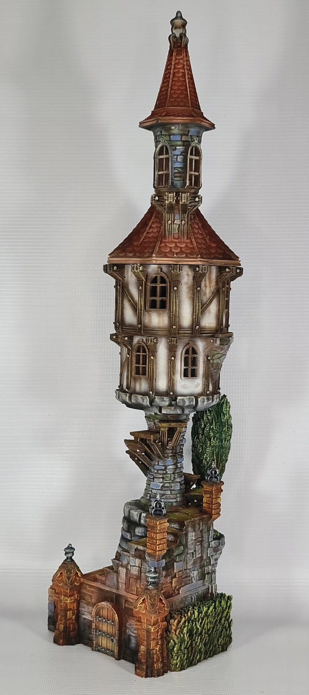 3D Printed Steeple Manor 28mm Scale Tabletop Terrain Miniature Model - Etsy