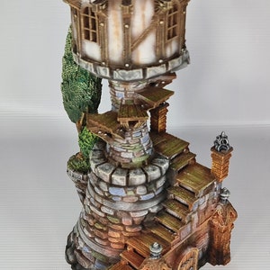 3D Printed Steeple Manor 28mm Scale Tabletop Terrain Miniature Model - Etsy