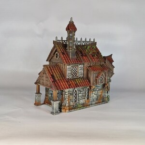 3D Printed Dunsworth House 28mm 32mm Scale Tabletop Terrain - Etsy