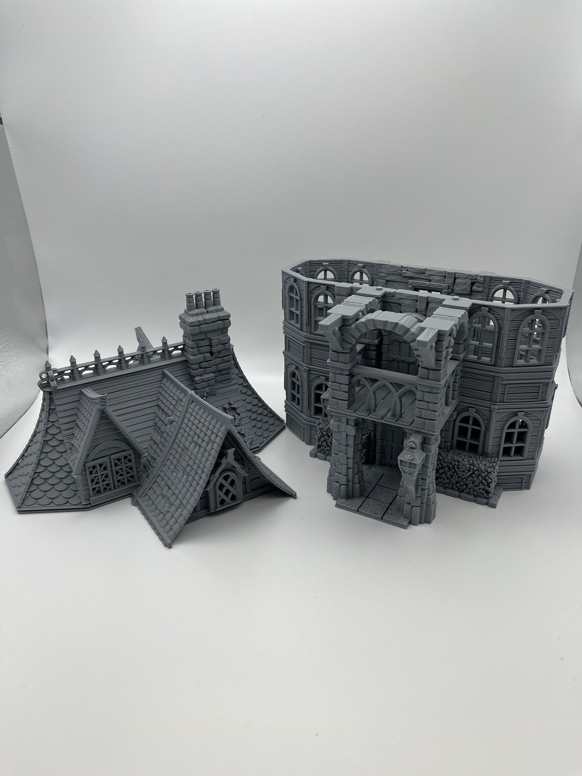 3D Printed Medieval Cherrybrook Manor: 28mm/32mm Scale Model for ...