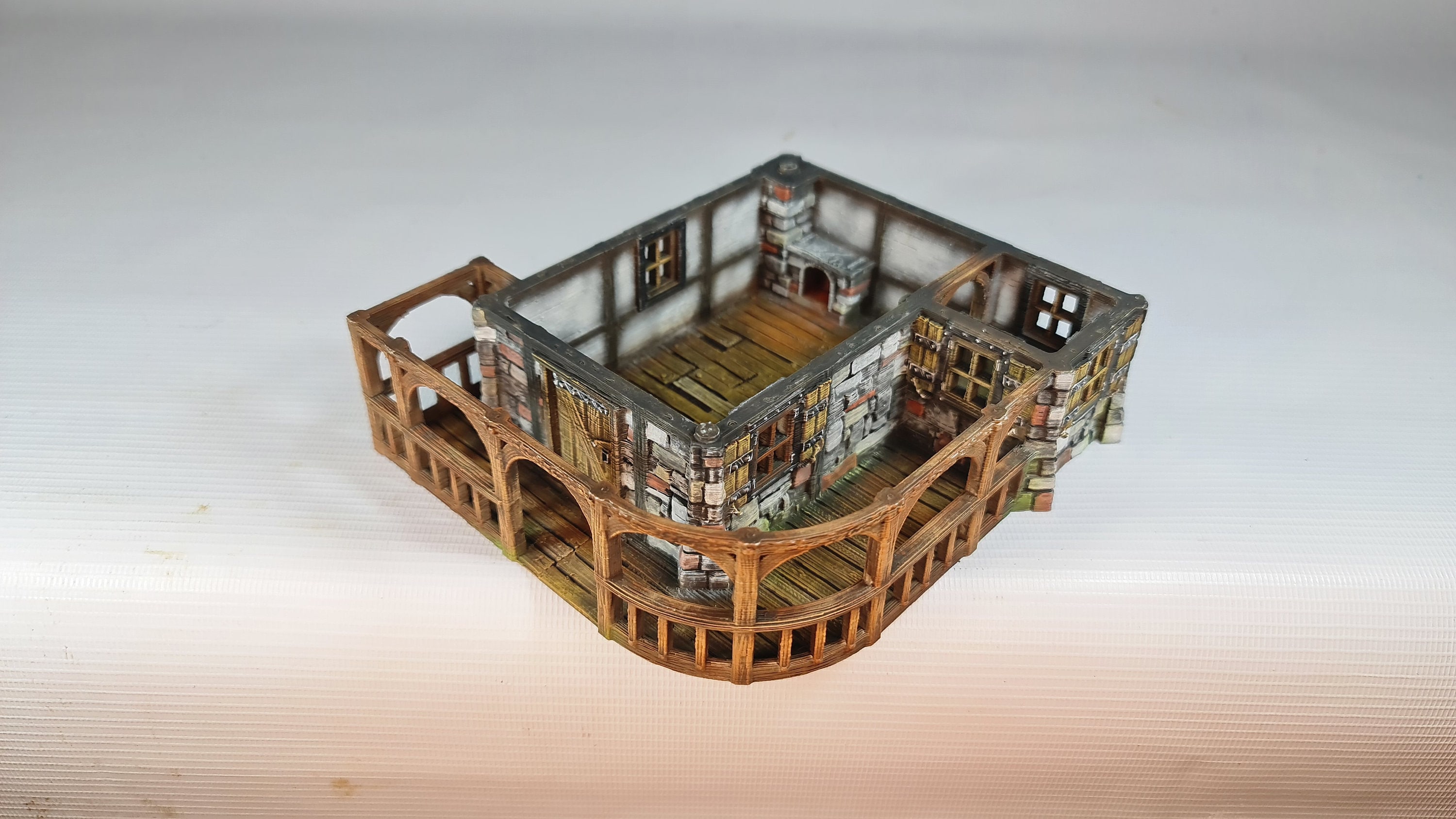 3D Printed Autumn Falls Inn 28mm 32mm Scale Tabletop Terrain - Etsy