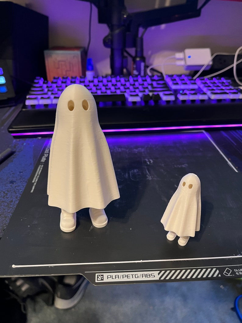 Cute Halloween Ghost With Feet 3D Printed Ghost Decoration / - Etsy