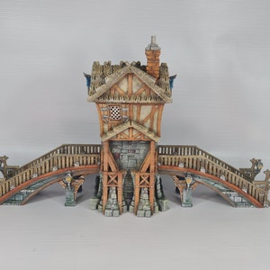 Fantasy Bridge With Toll - 3D Printed Tabletop Terrain for 28mm/32mm ...