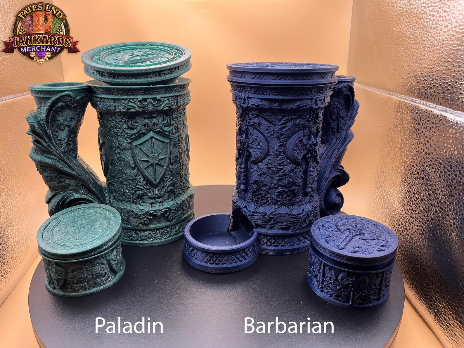 3D Printed Dnd Class Tankard: Dice Tower, Can & Dice Holder - Etsy