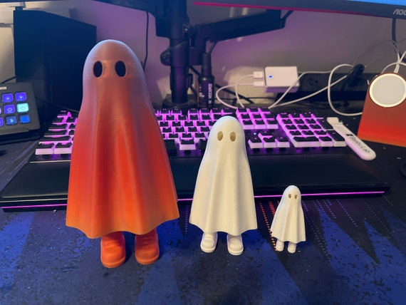 Cute Halloween Ghost With Feet 3D Printed Ghost Decoration / - Etsy