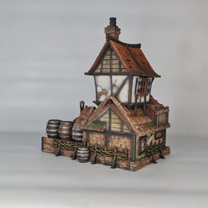 3D Printed Blackstone Distillery Building, 28mm or 32mm Scale, Tabletop ...