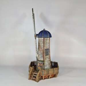3D Printed MEDIEVAL WINDMILL 28mm Scale Miniature Model - Etsy