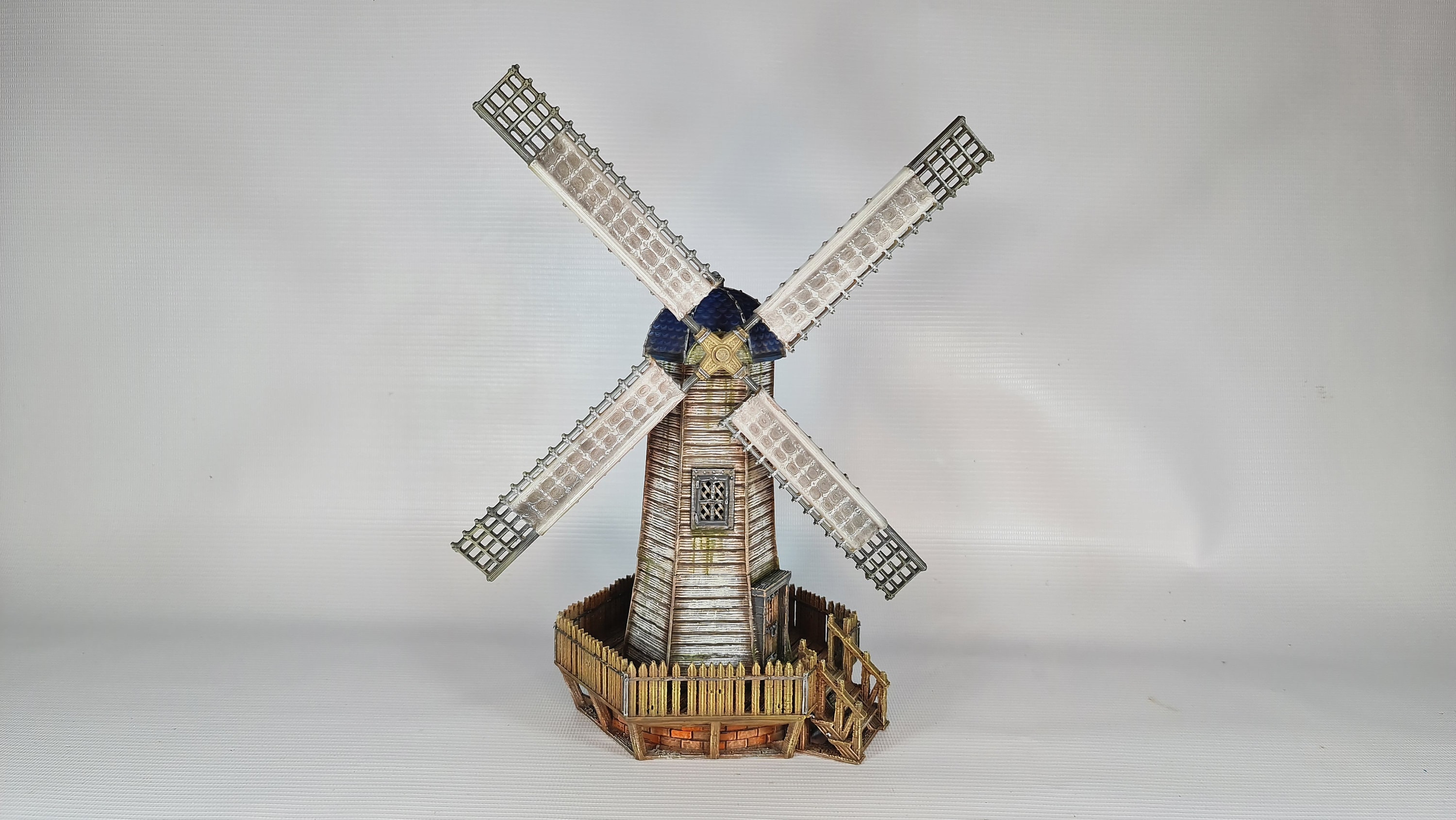 3D Printed MEDIEVAL WINDMILL 28mm Scale Miniature Model - Etsy