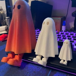 Cute Halloween Ghost With Feet 3D Printed Ghost Decoration / as Seen on ...