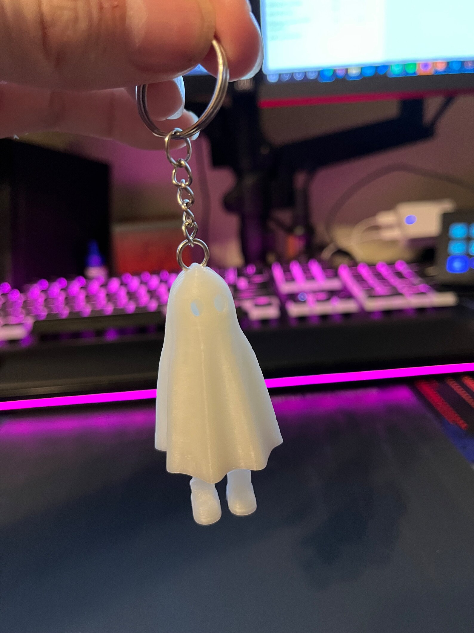 Cute Halloween Ghost With Feet 3D Printed Ghost Decoration / - Etsy