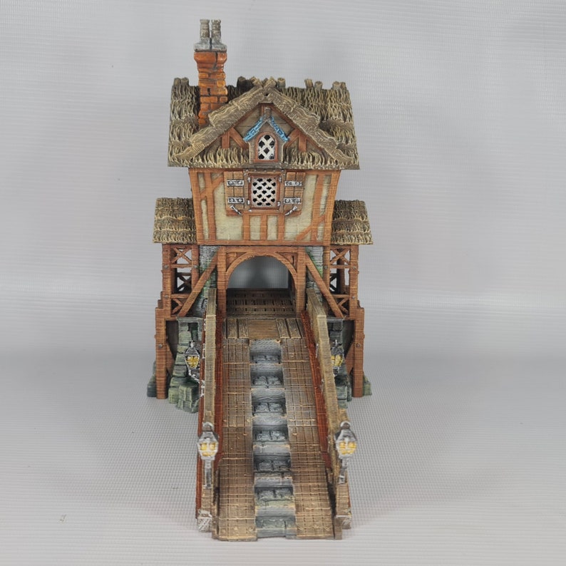 Fantasy Bridge With Toll - 3D Printed Tabletop Terrain for 28mm/32mm ...