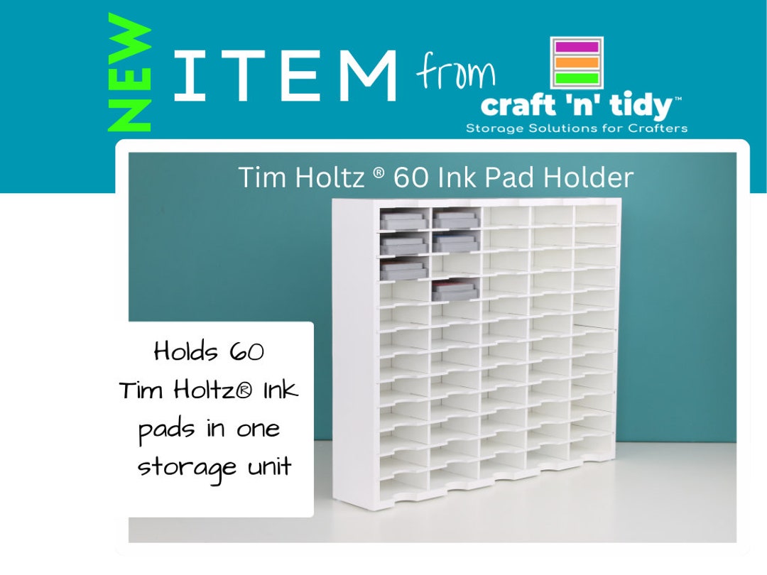 Ink Pad Holder - Holds 60 Tim Holtz® Distress Inks™ Pads. Desk - Etsy