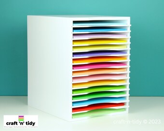 12x12 Paper Holder 16 Slot IKEA® or Desk - Etsy UK
