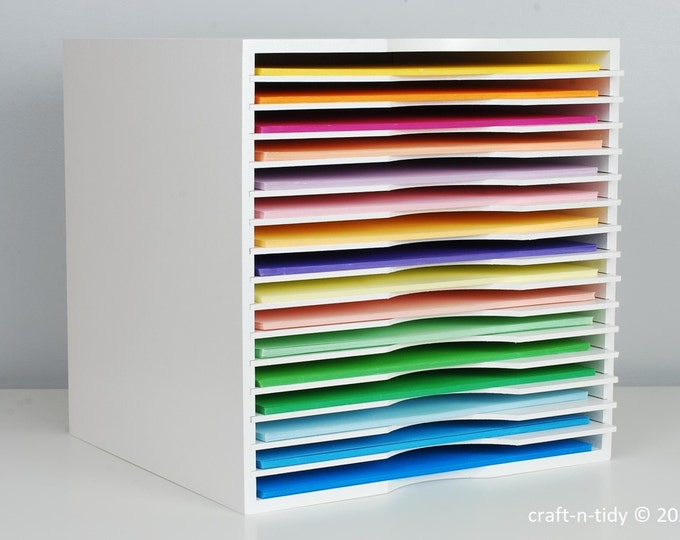 12x12 Paper Holder (16 Slot) - IKEA® or Desk - Etsy UK