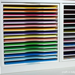 12x12 Paper Holder 16 Slot IKEA® or Desk - Etsy UK