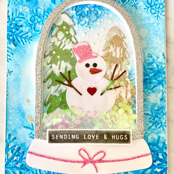 Snowman Card - Etsy