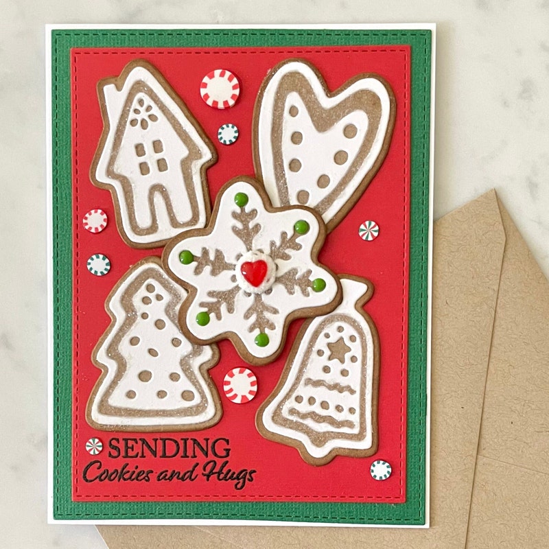 Christmas Cookie Card - Etsy