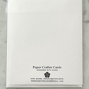 White Flower Sympathy Card, Handmade Greeting, Condolence, so Sorry for ...