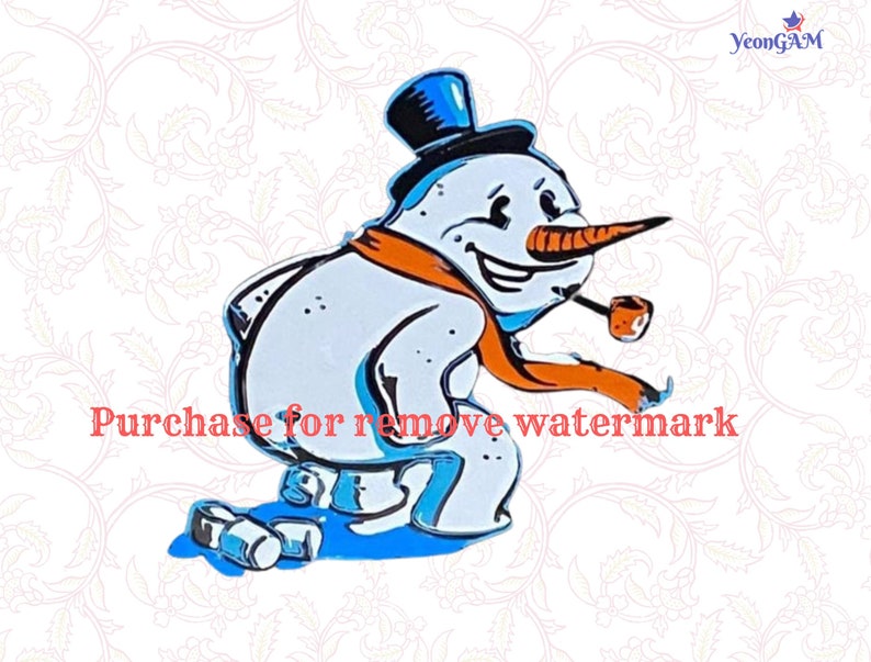 Funny Snowman Pooping Ice Cubes SVG PNG Minimalist Home - Etsy