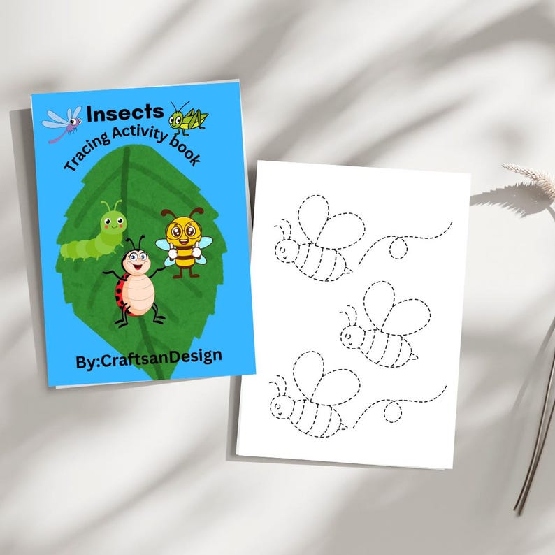 Insect Tracing Pages – Editable Printable Bug Worksheets for Toddlers ...