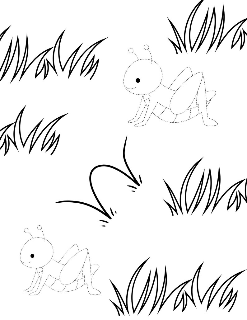 Insect Tracing Pages – Editable Printable Bug Worksheets for Toddlers ...