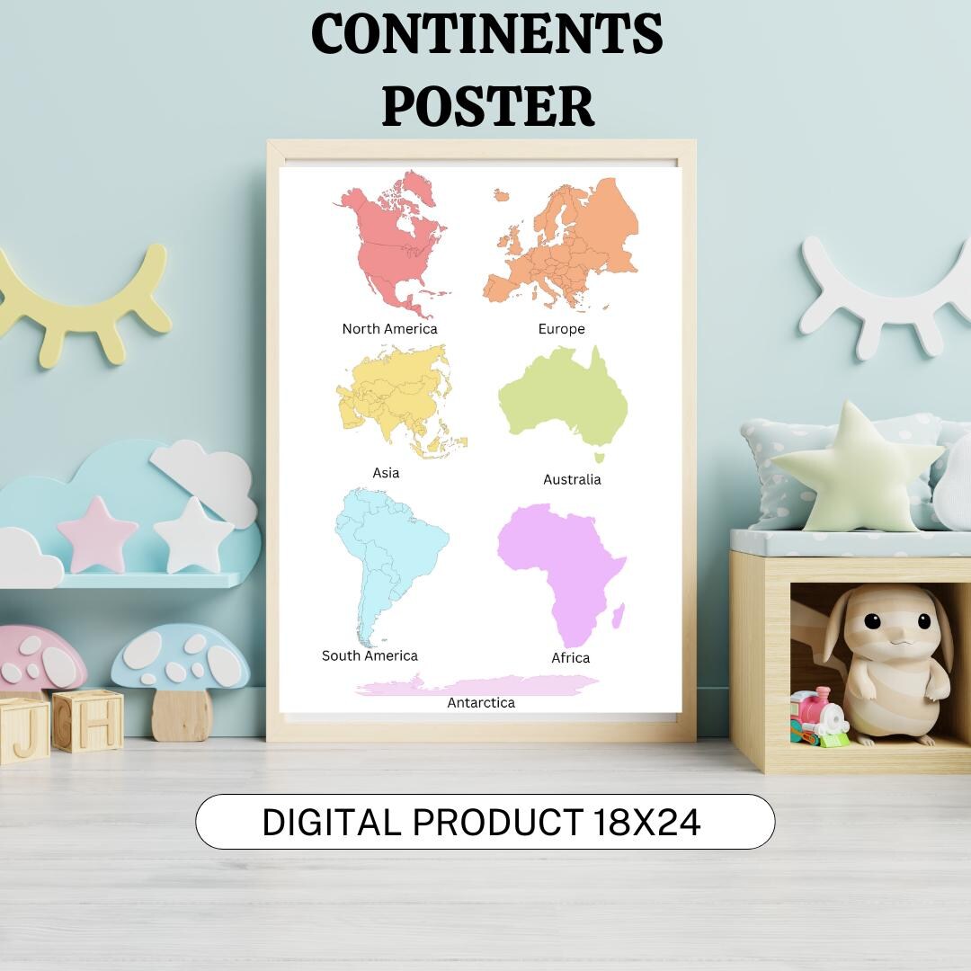 7 Continents Montessori| Homeschool Learning|national Geographic ...