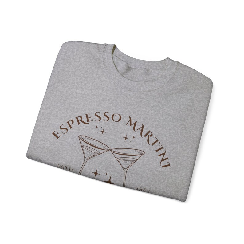 Espresso Martini Club Crewneck ,women's Oversized Espresso Martini ...