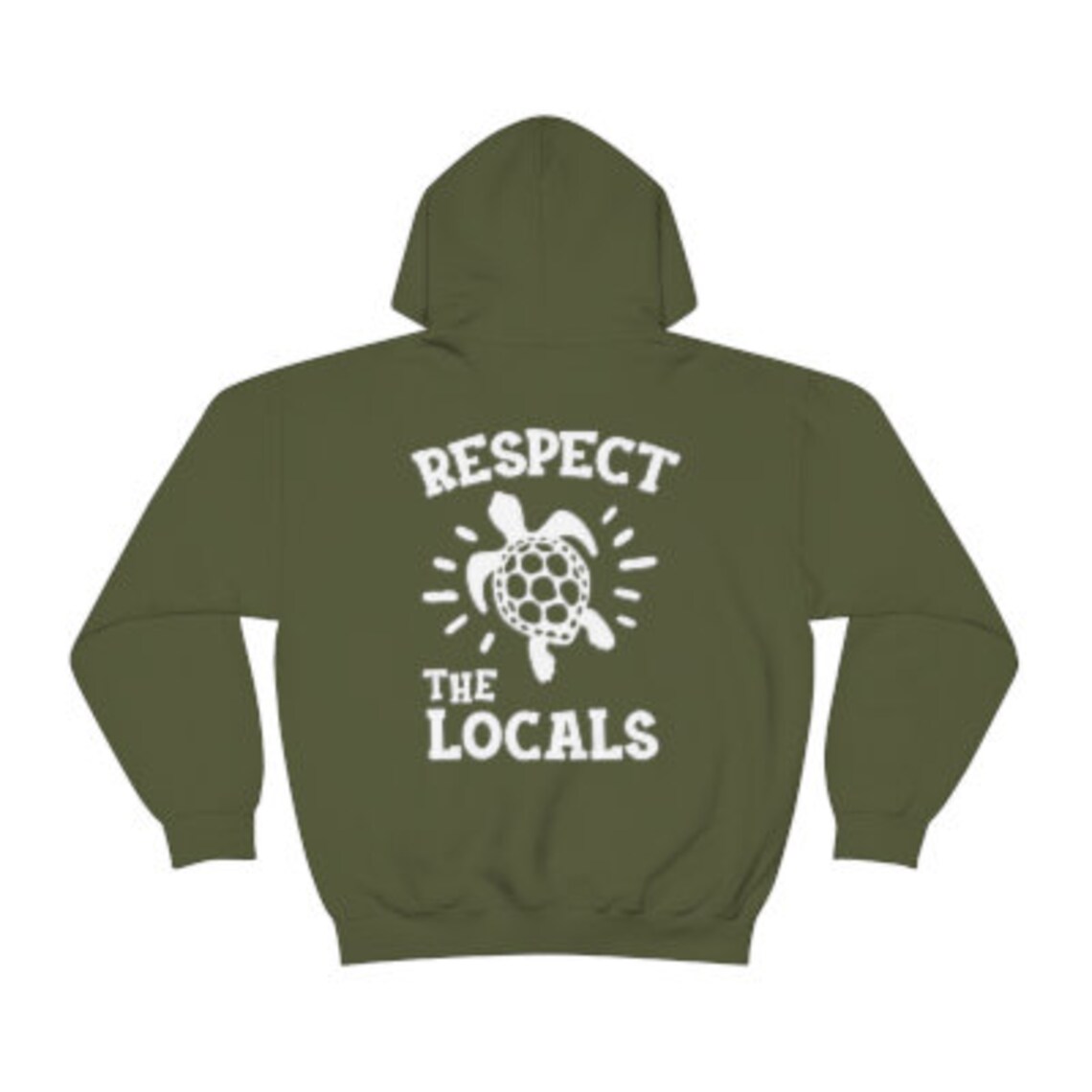 Respect the Locals VSCO Beach Surfer Girl Hoodie Save the Turtles Save ...
