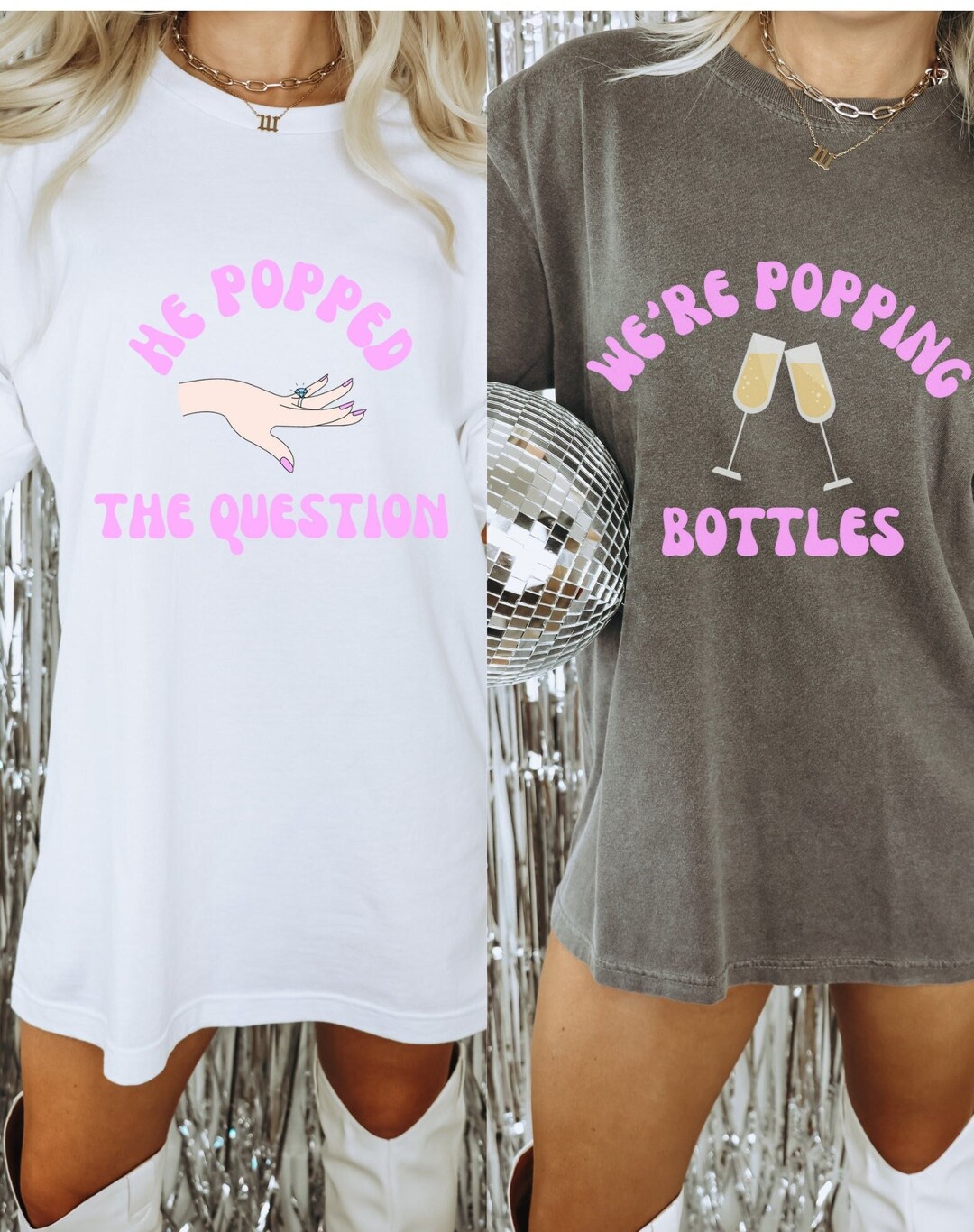 Retro Bride Bachelorette Party Shirt Bridesmaid Matching Shirts ...