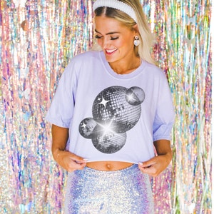 Disco Ball Tshirt Comfort Colors Mirrorball Tee Last Disco Retro Shirt ...