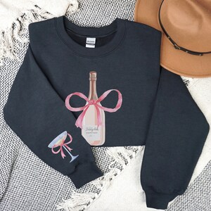 Champagne Holiday Sweater , Champagne Social Club Sweatshirt, Champagne ...