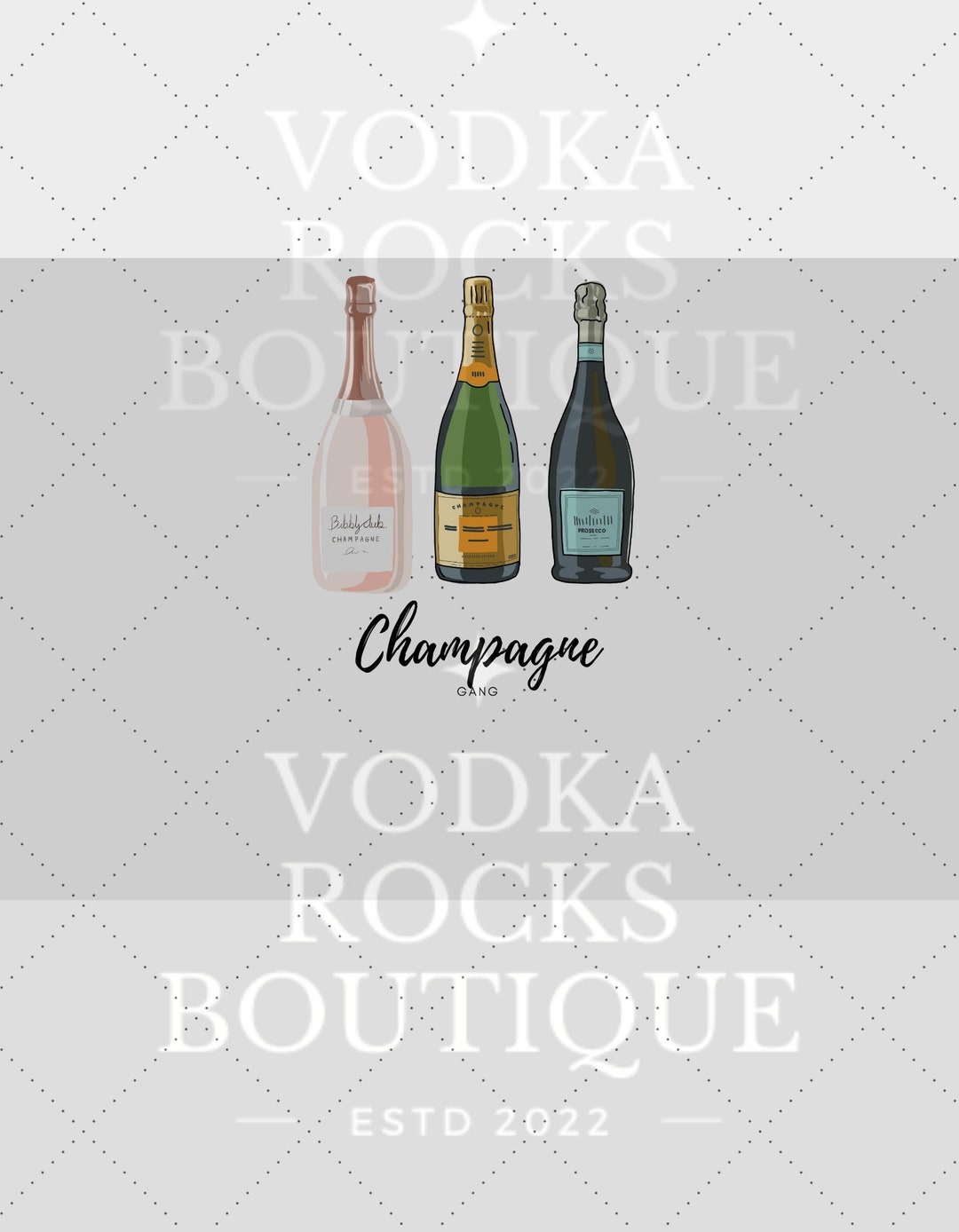 Champagne Gang PNG Digital Dowload, Fun Brunch Girls Trip, Bachelorette ...