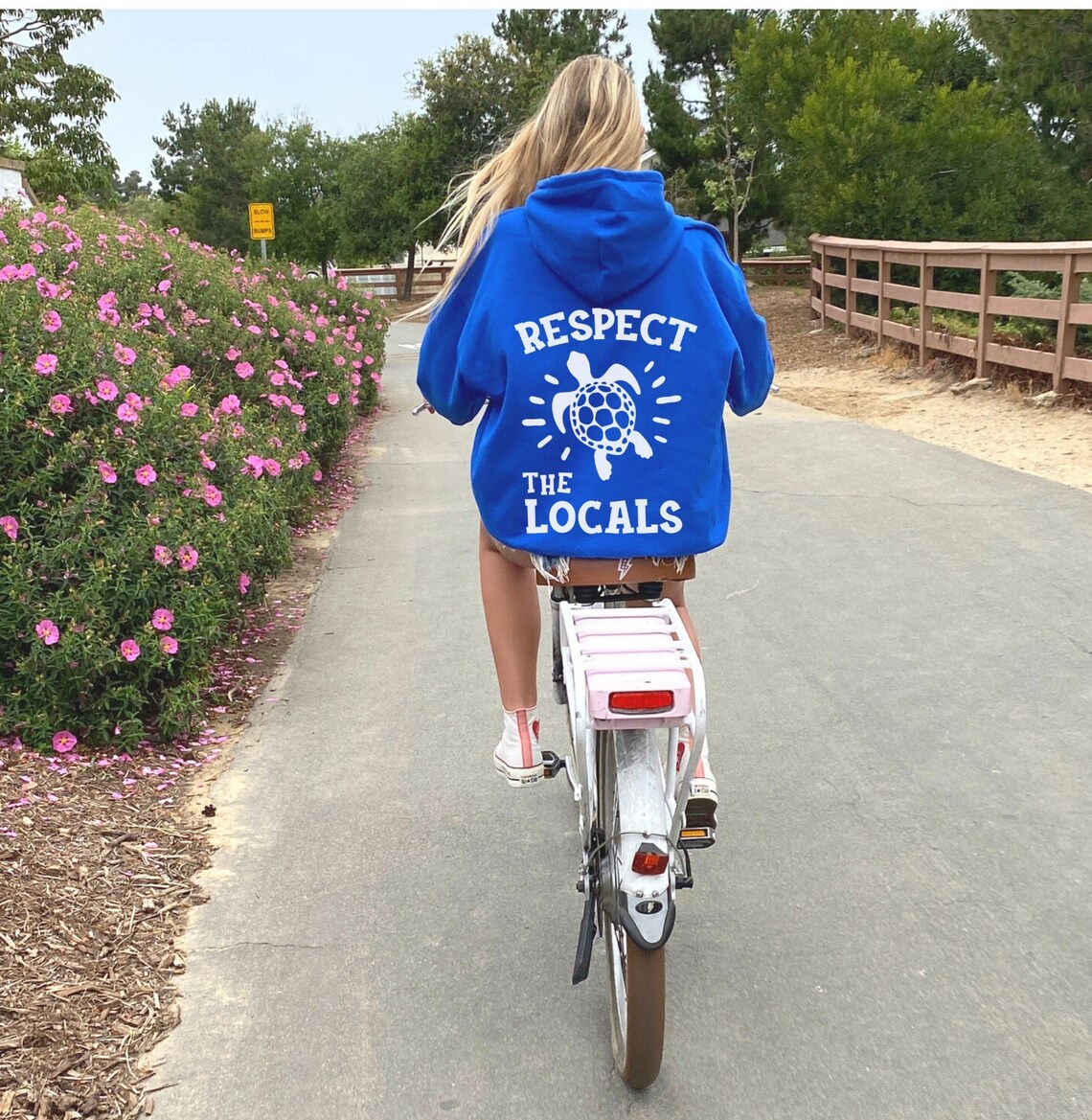 Respect the Locals VSCO Beach Surfer Girl Hoodie Save the Turtles Save ...