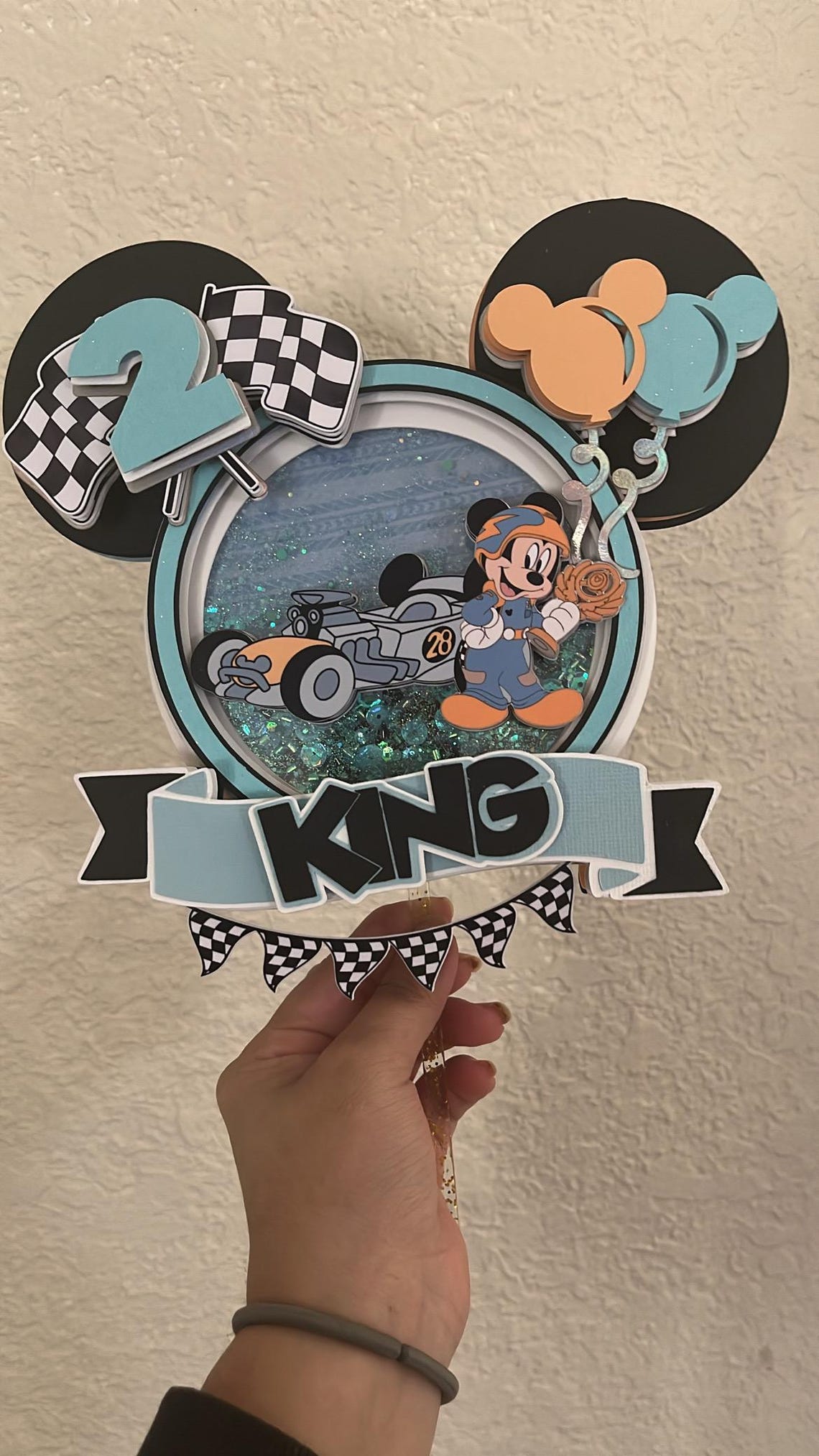 Mickey & the Roadster Racer Cake Topper | Mickey Racer Cake Topper ...