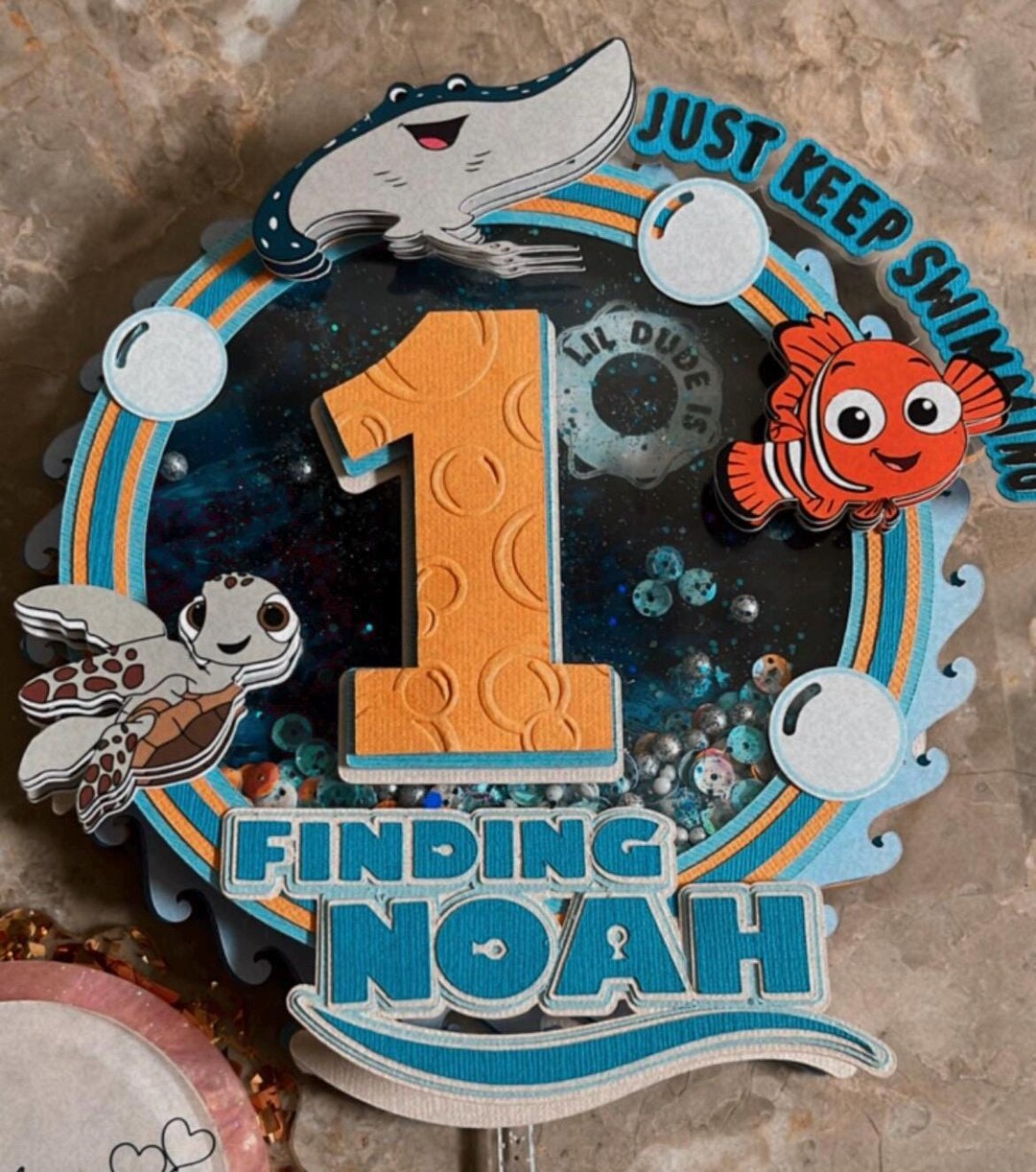 Finding Nemo Cake Topper Finding Nemo Birthday - Etsy Australia